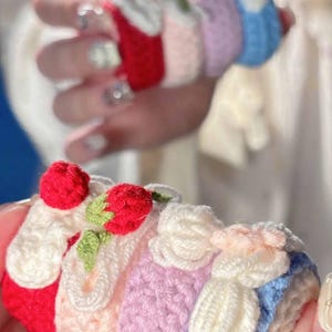 4 in 1 Cake Rolls Crochet Pattern Bundle Swiss Rolls Dessert Tea Time ...