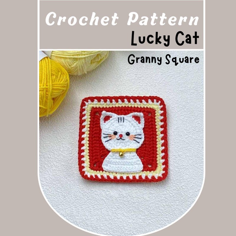 Crochet Kitten Applique Pattern - Etsy