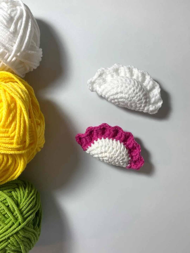 3 in 1 NO SEW Dumpling Crochet Pattern Bundle Bread Flour Dough Food ...