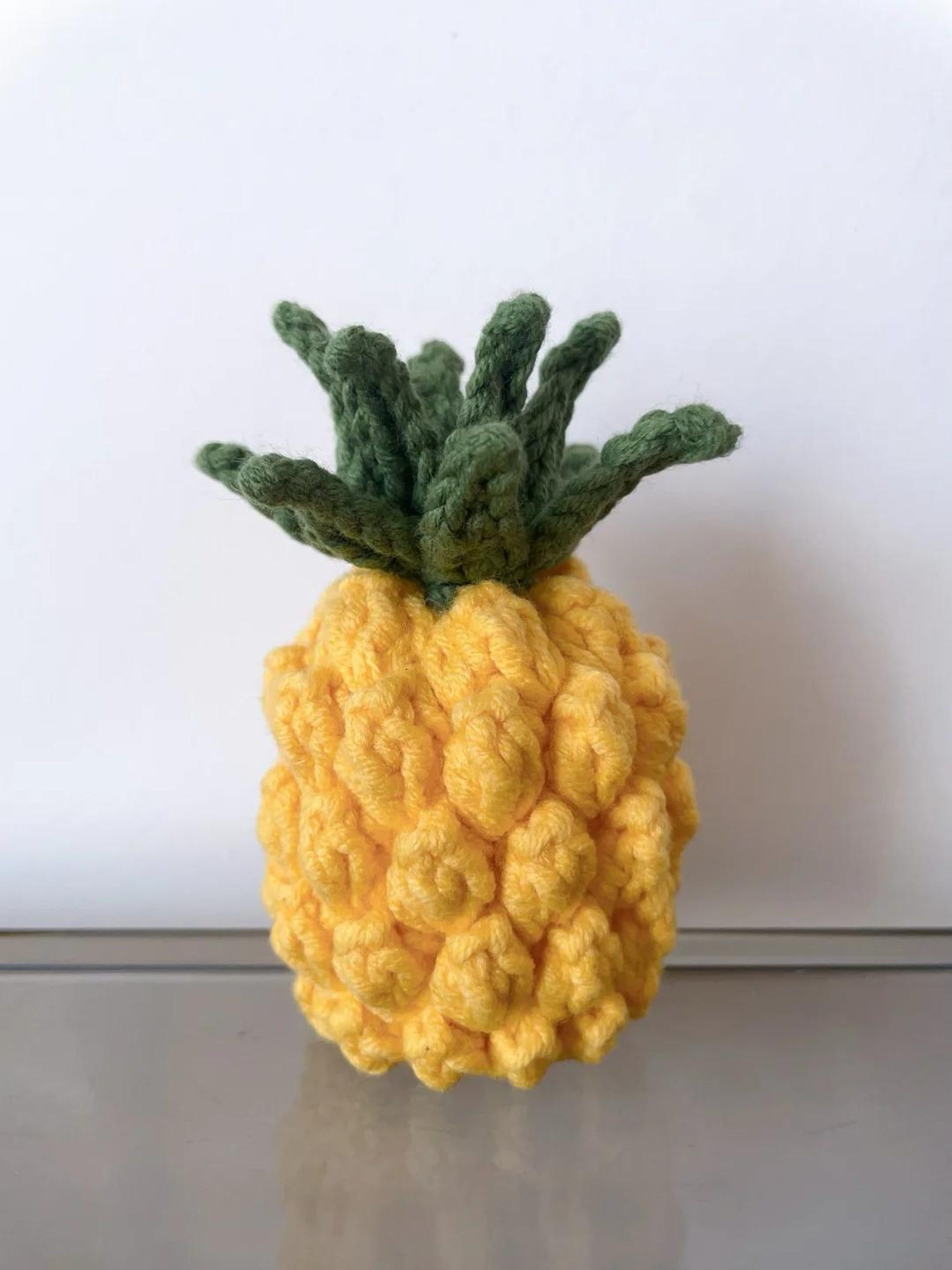 NO SEW Pineapple Crochet Pattern Mini Kawaii Funny Food Fruit Amigurumi ...