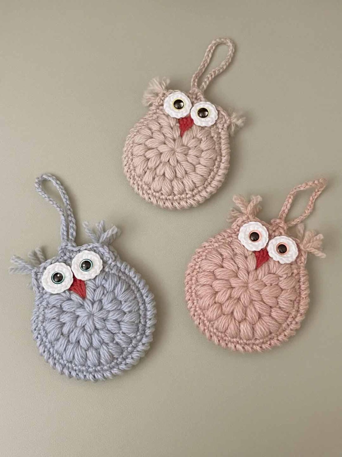 NO SEW Owl Pouch Crochet Pattern No Stuff Cute Kawaii Animal Bird ...
