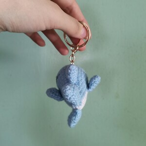 Shark Keychain, Cute Amigurumi Shark Accessory for Ocean Lover Gift ...