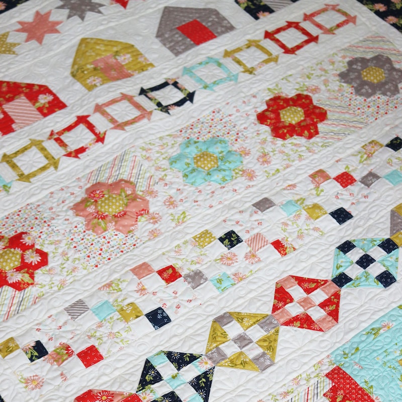 Beach House Row by Row - Etsy