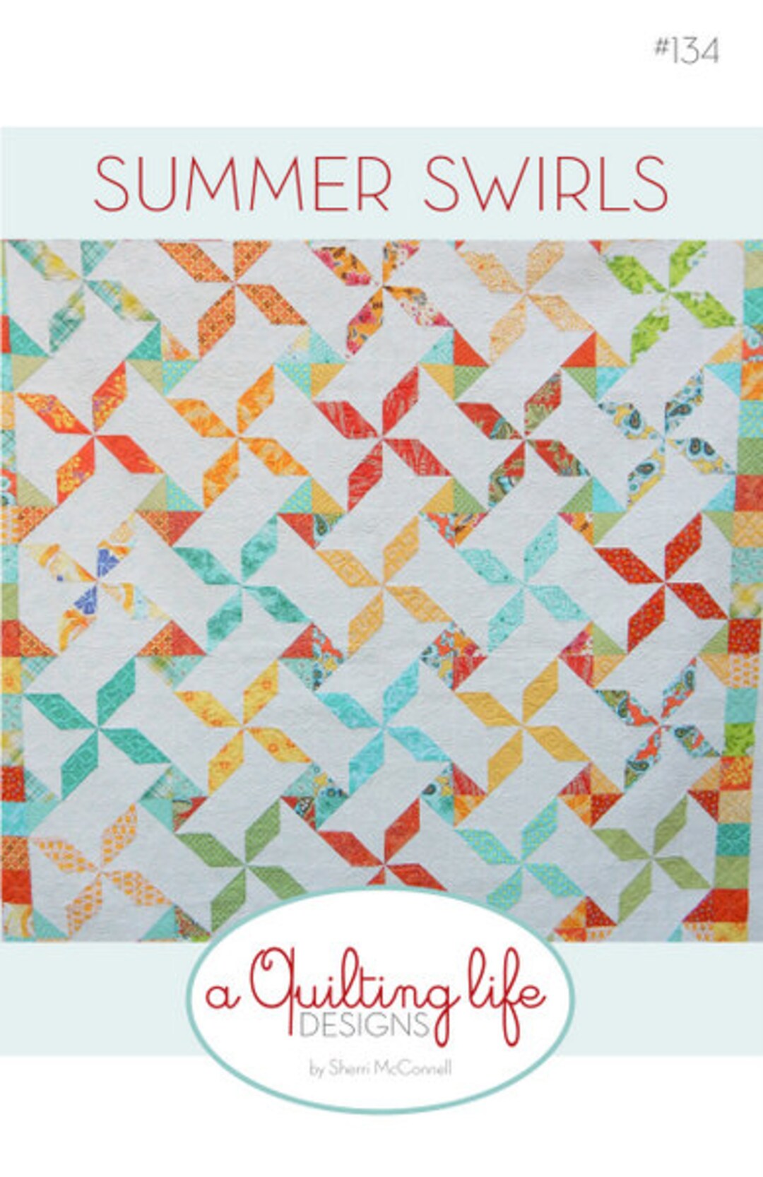 Summer Swirls Quilt PDF Pattern - Etsy