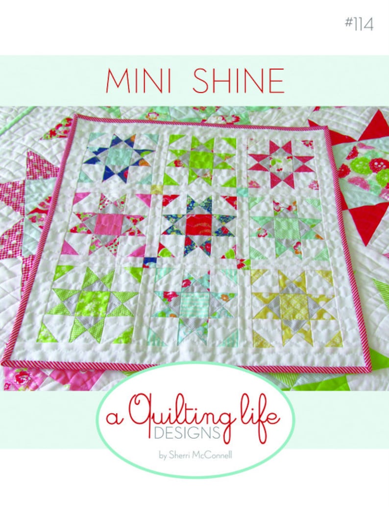 Shine Mini Quilt PDF Pattern - Etsy