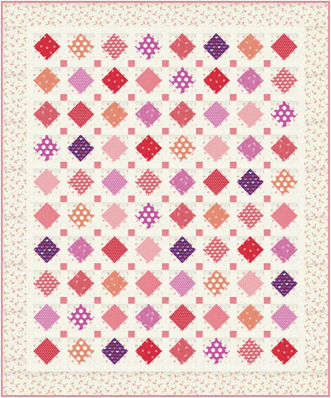 Garden Patch Quilt Pattern QLD216 - PDF - Etsy