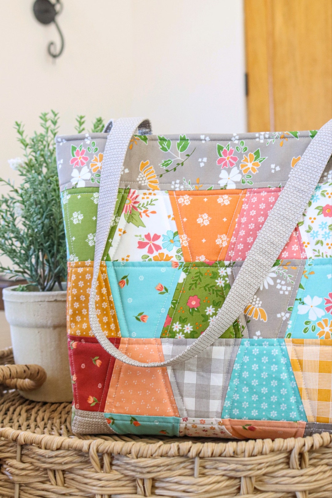 The Aubri Tote Bag Pattern (paper) - Etsy