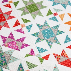 Shine Remix Bed Quilt, Lap Quilt, and Mini Quilt Pattern QLD248 (PDF ...