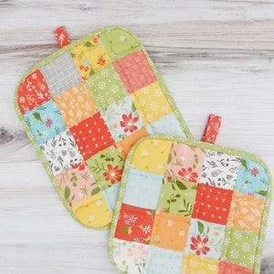 Simple Patchwork Potholders (PDF Only) - Etsy