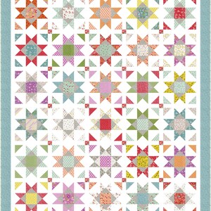 Shine Remix Bed Quilt, Lap Quilt, and Mini QLD248 (paper) - Etsy