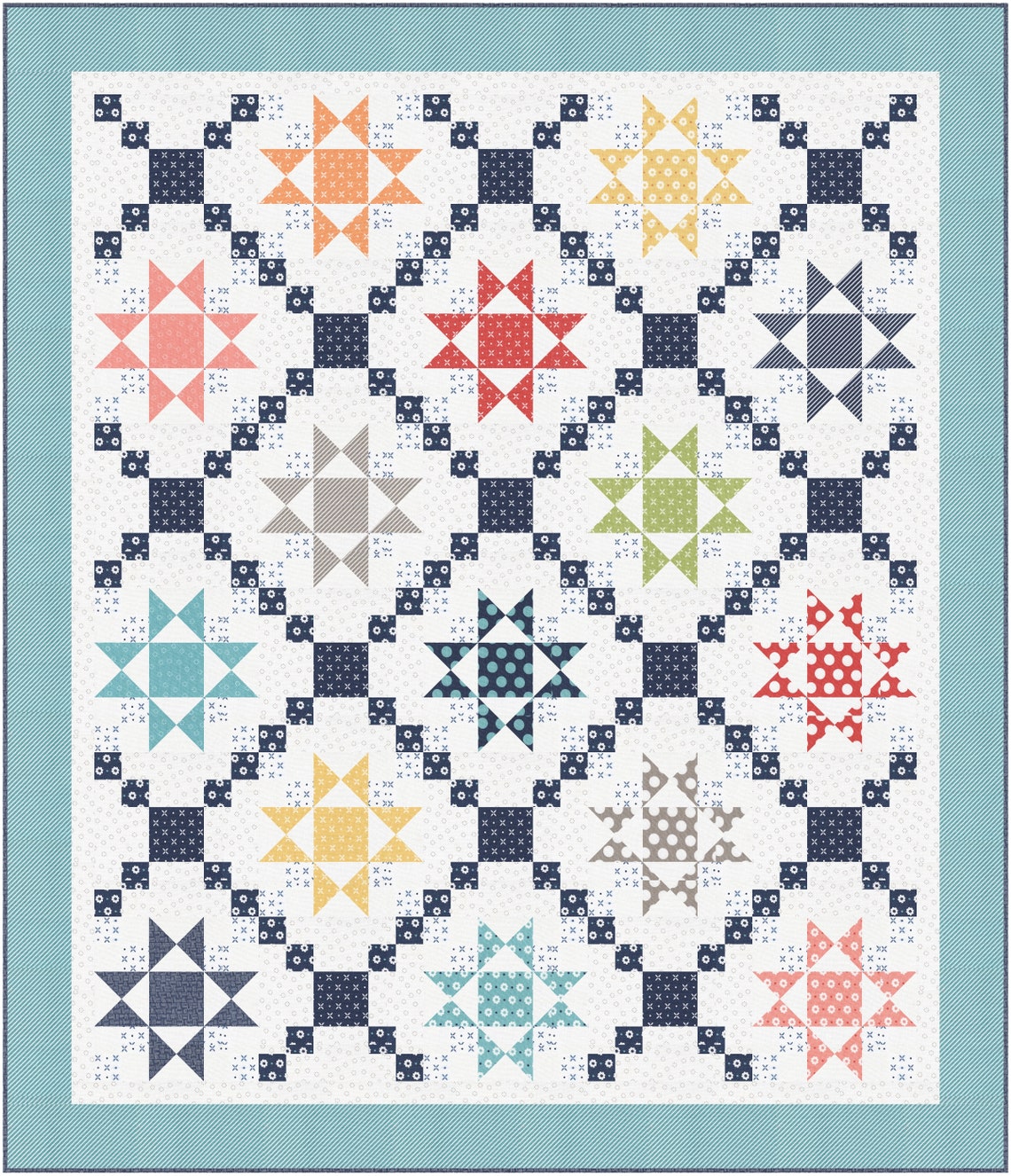 Brightly Quilt Pattern QLD221 PDF - Etsy
