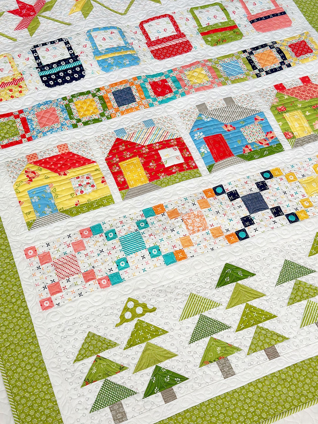 Home Sweet Home Row Quilt Pattern (paper) QLD 227 - Etsy