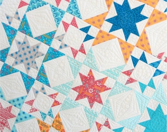 PDF Pattern for Star Bright Mini Quilt | Etsy