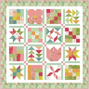 Jelly Roll Sampler Quilt Pattern QLD239 (paper) - Etsy