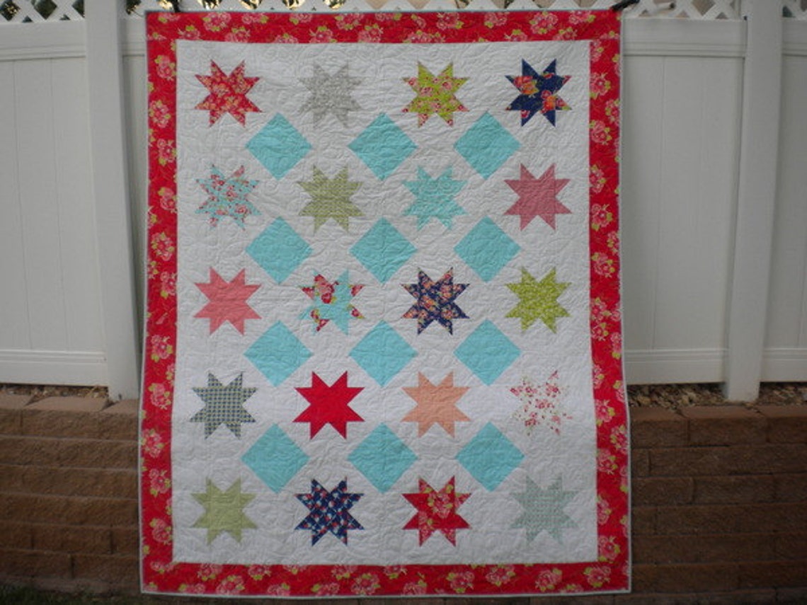 PDF Pattern for Sparkle Quilt - Etsy