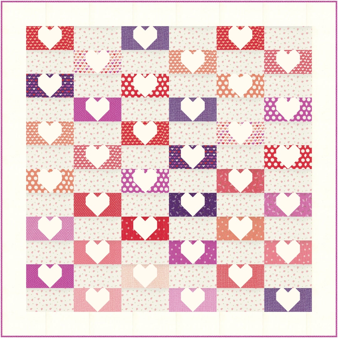 Love Letters Quilt Pattern QLD225 - Etsy