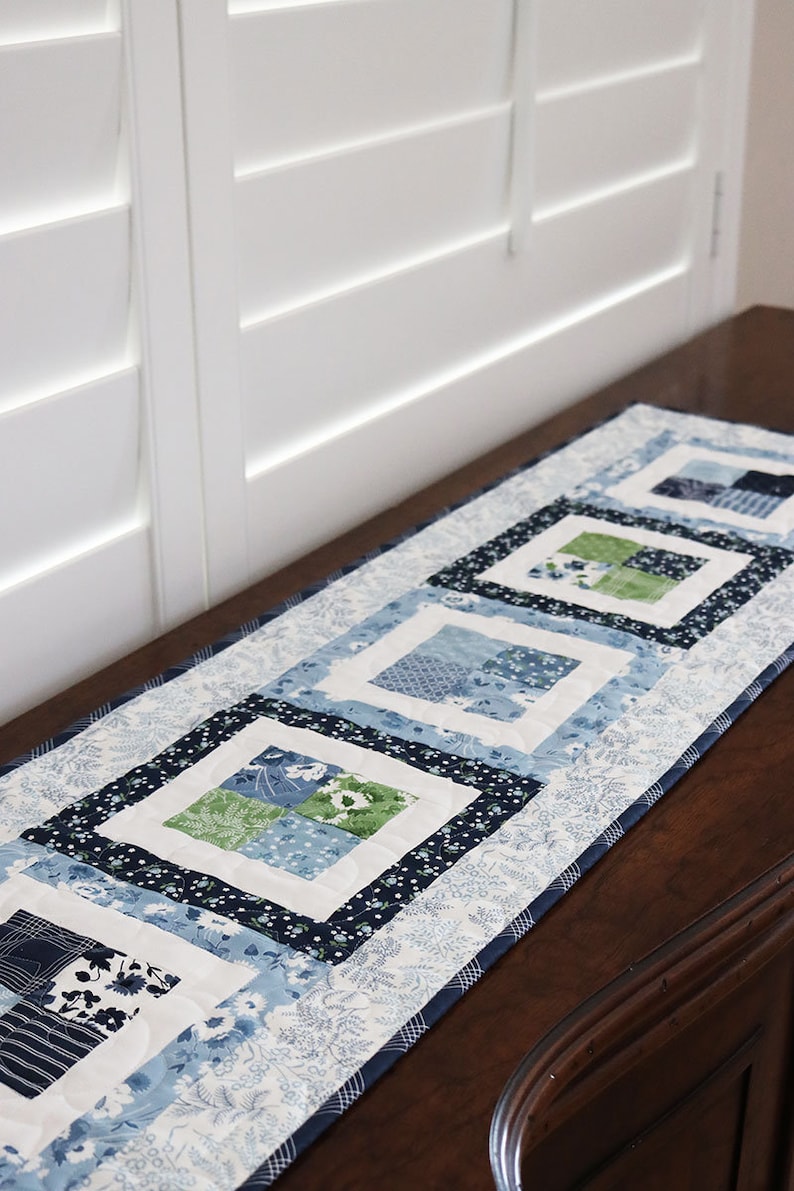 Scrappy Patchwork Table Runner Pattern PDF Only - Etsy