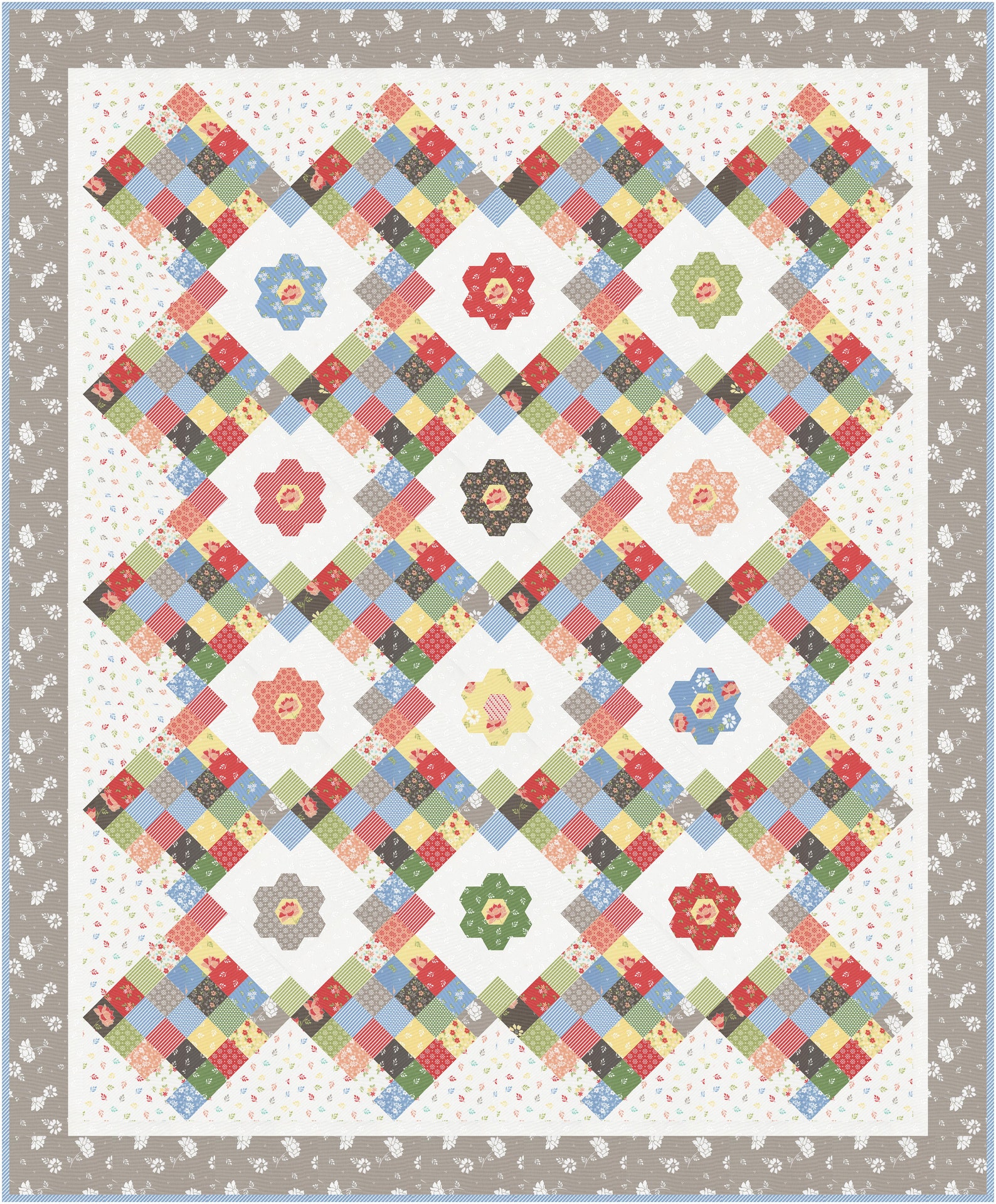Emma's Garden Quilt Pattern QLD218 - PDF - Etsy