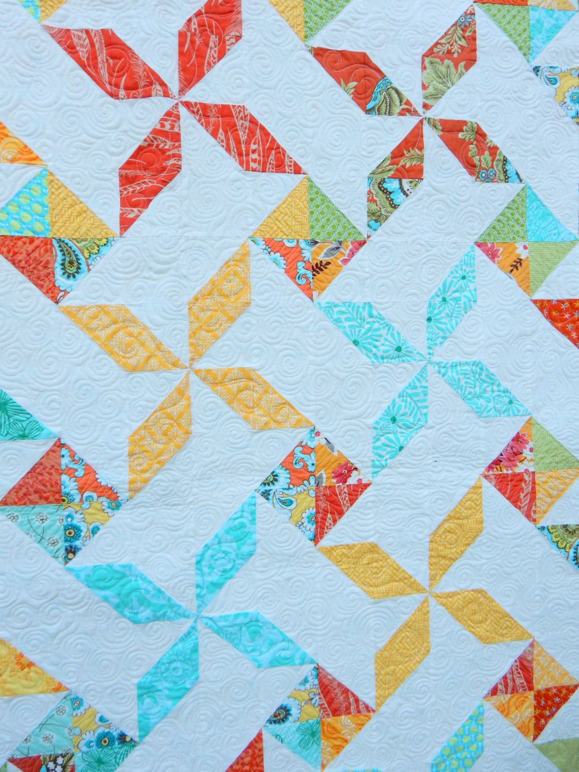 Summer Swirls Quilt PDF Pattern - Etsy