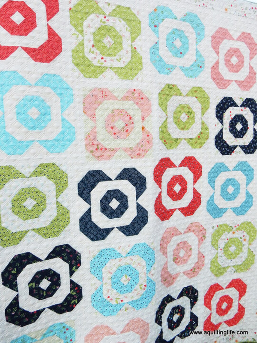 Flower Garden Quilt Pattern (paper) - Etsy