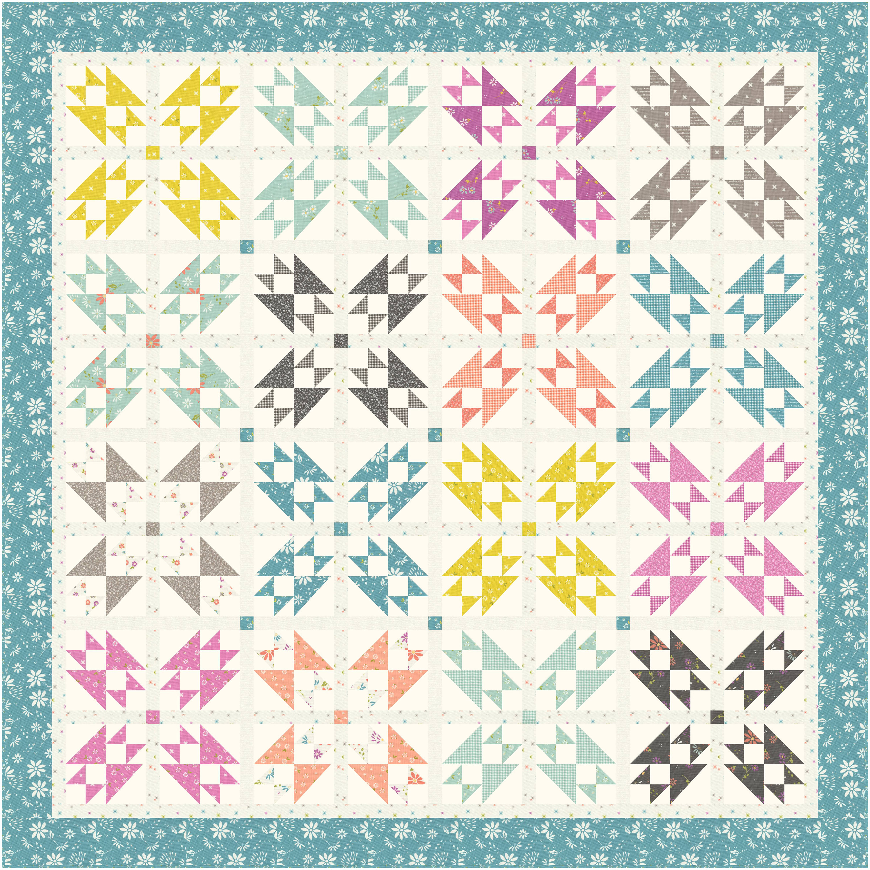 Sand Castles Quilt Pattern 212 paper - Etsy