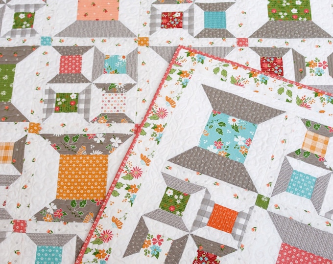 Patchwork Garden 2 Quilt PDF Pattern 185 - Etsy
