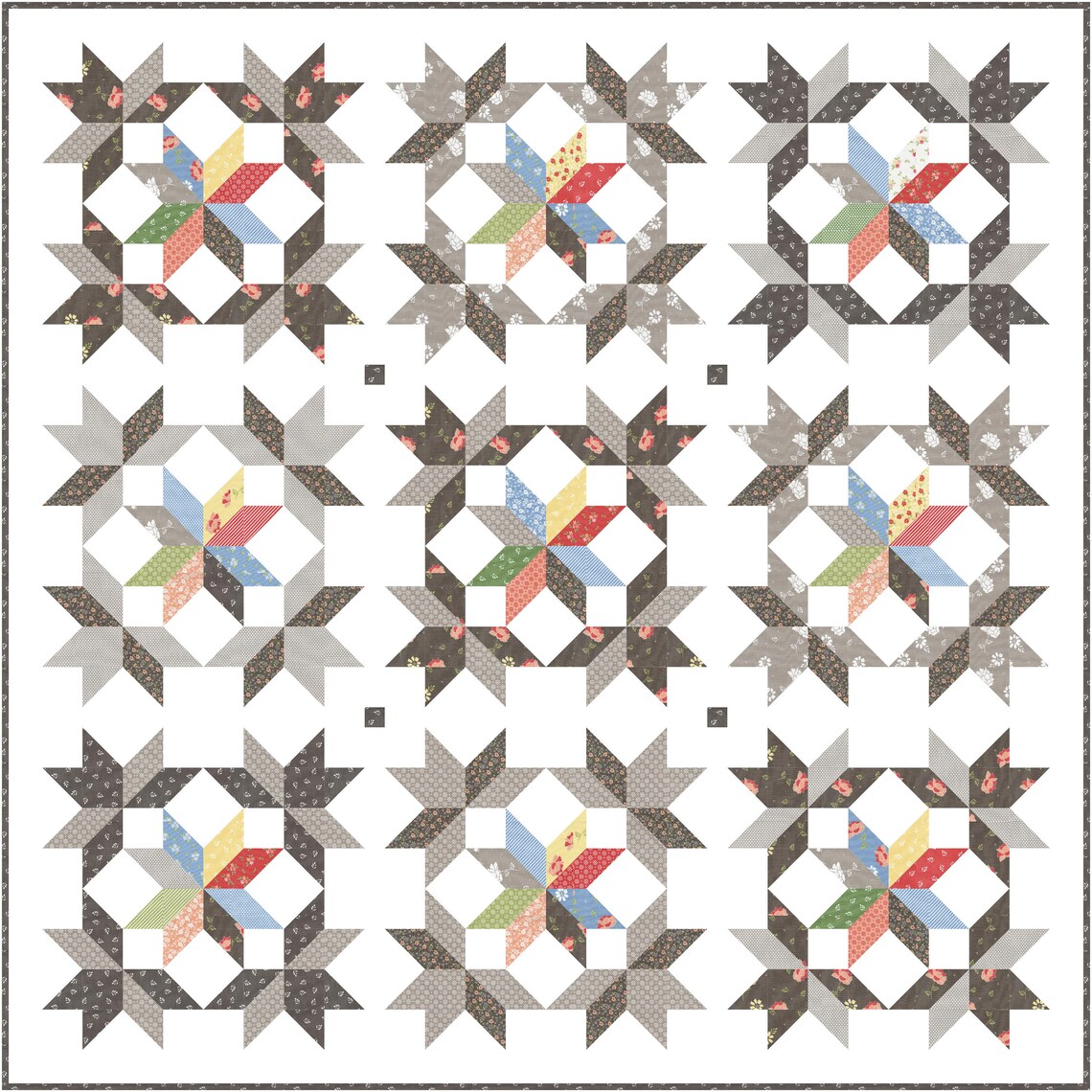 Summer Sky Quilt Pattern QLD219 Paper - Etsy