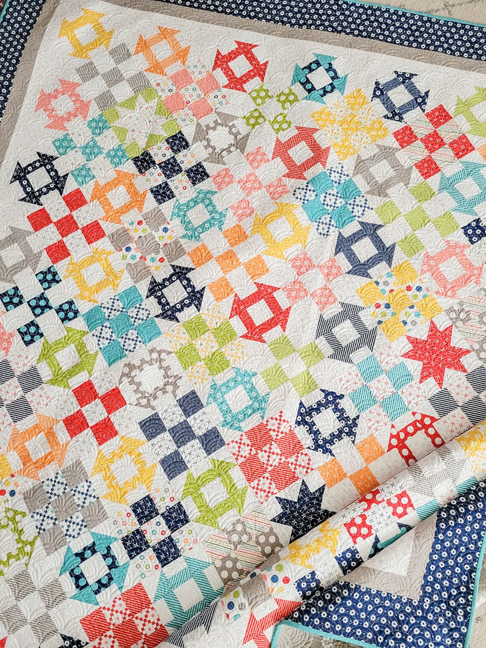 Happy Go Lucky Quilt Pattern QLD 224 (PDF) - Etsy
