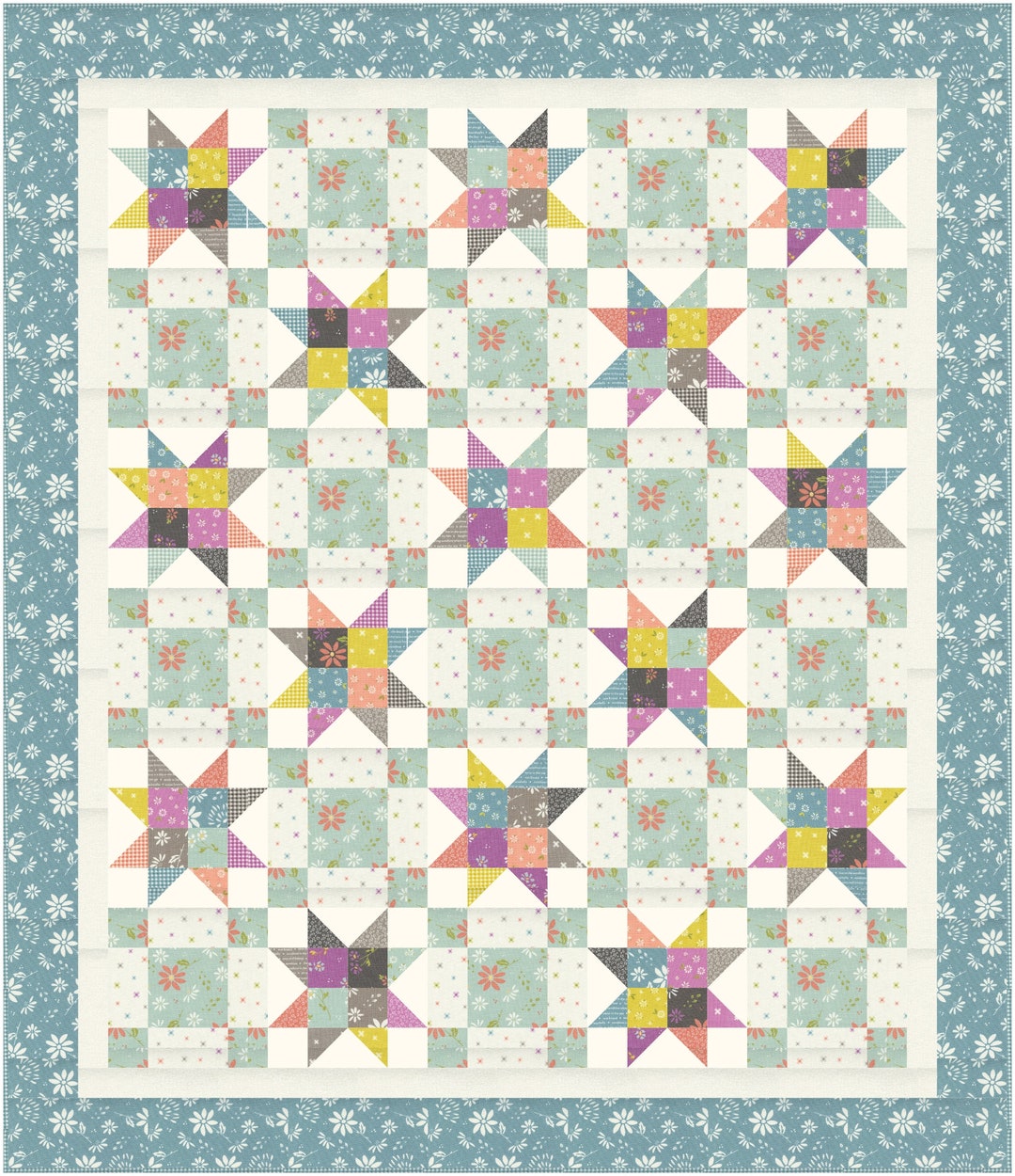 Bucket List Quilt Pattern (new) QLD113 Paper - Etsy