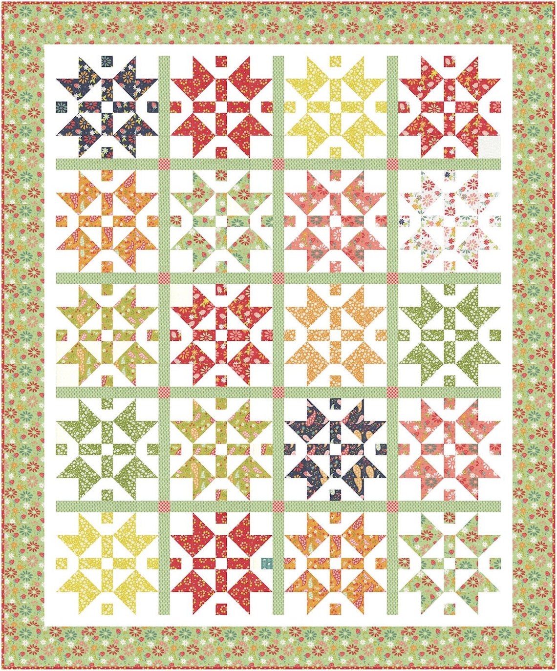 Sunshine Quilt Pattern QLD269 (paper) - Etsy