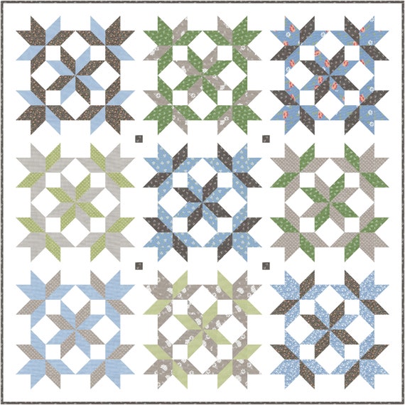 Summer Sky Quilt Pattern QLD219 Paper - Etsy