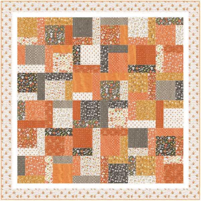 Cottage Charm Quilt Pattern in Two Sizes (NEW) QLD272 - PDF - Etsy