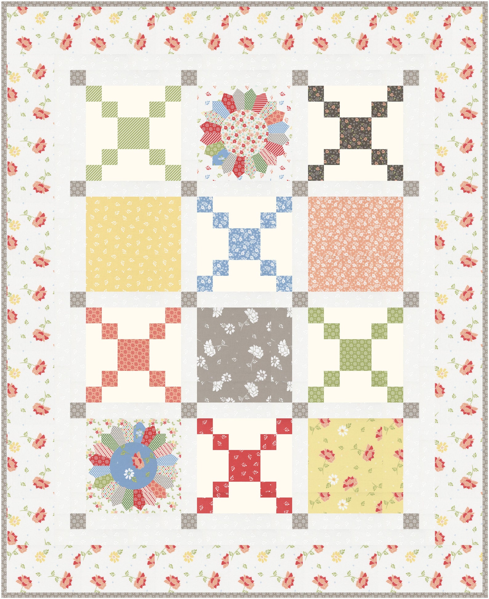 Pot Luck Quilt Pattern new QLD118 Paper - Etsy