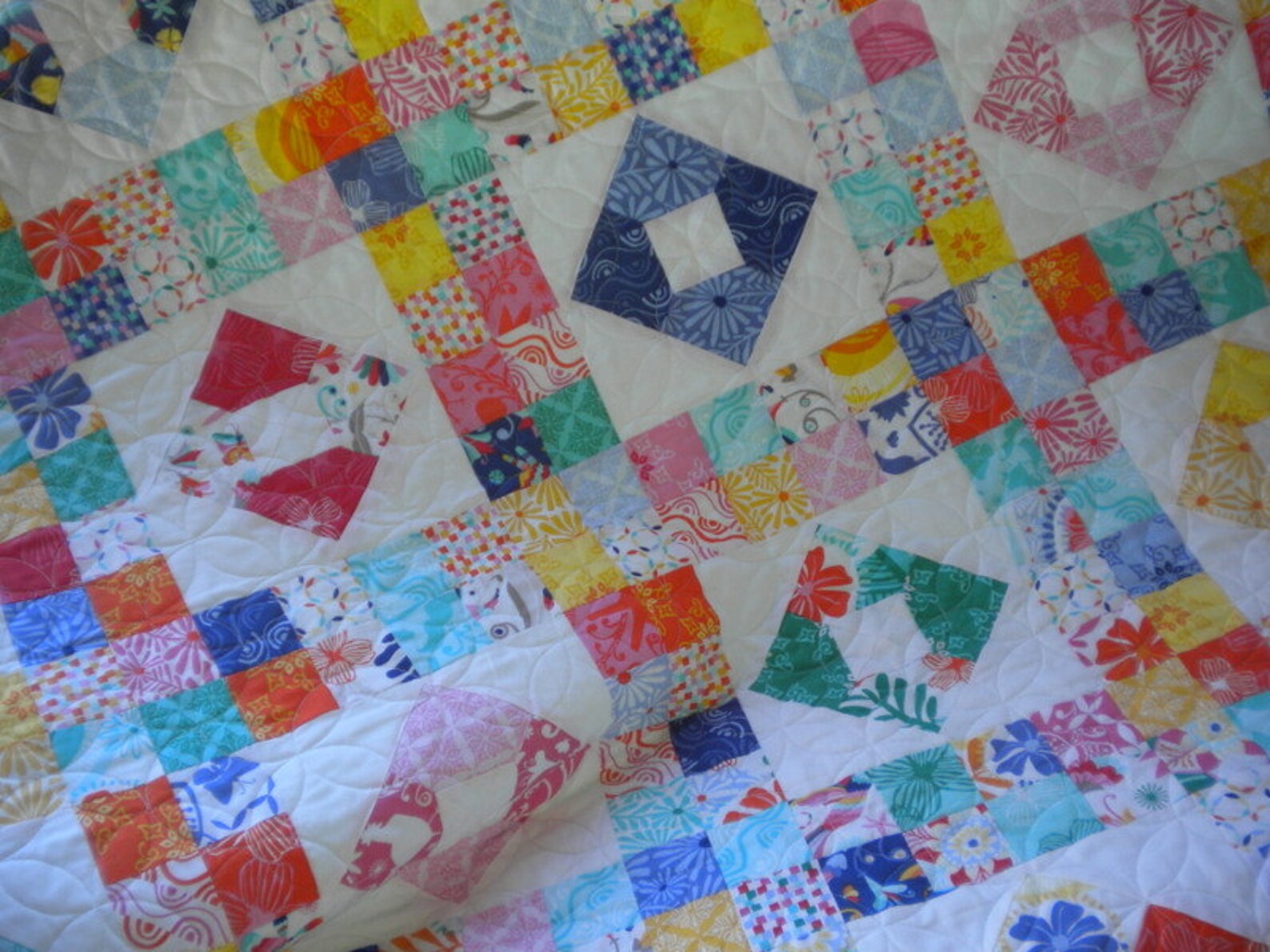 Paper Pattern for Splash Quilt - Etsy
