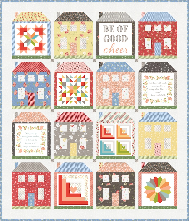 Country Home Quilt Pattern QLD220 PDF - Etsy