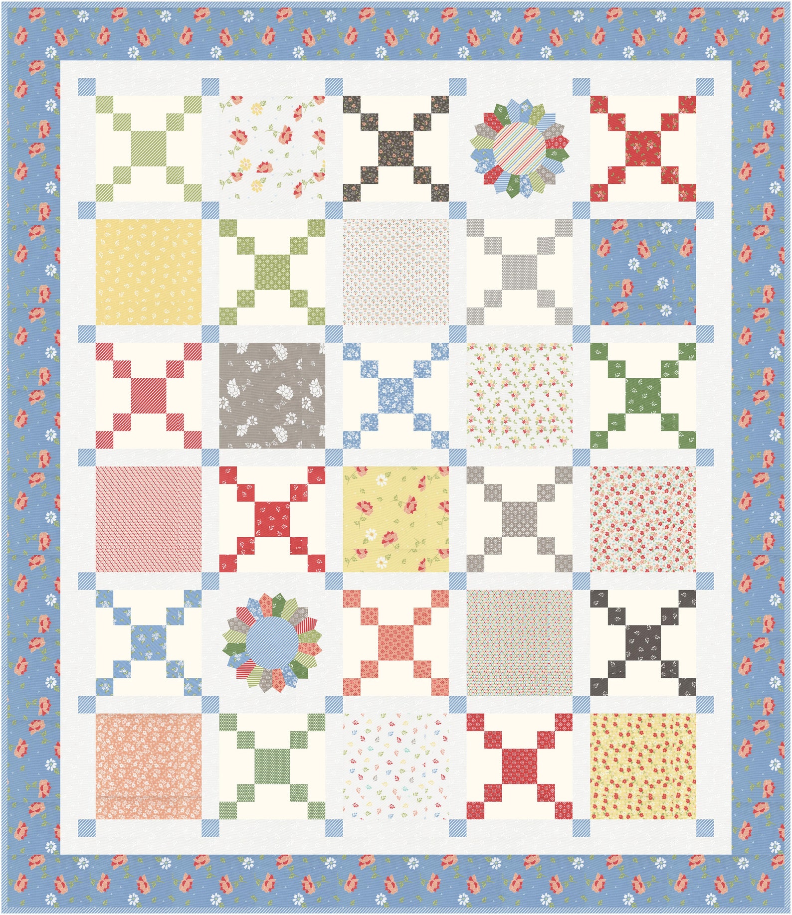 Pot Luck Quilt Pattern (new) QLD118 - PDF - Etsy