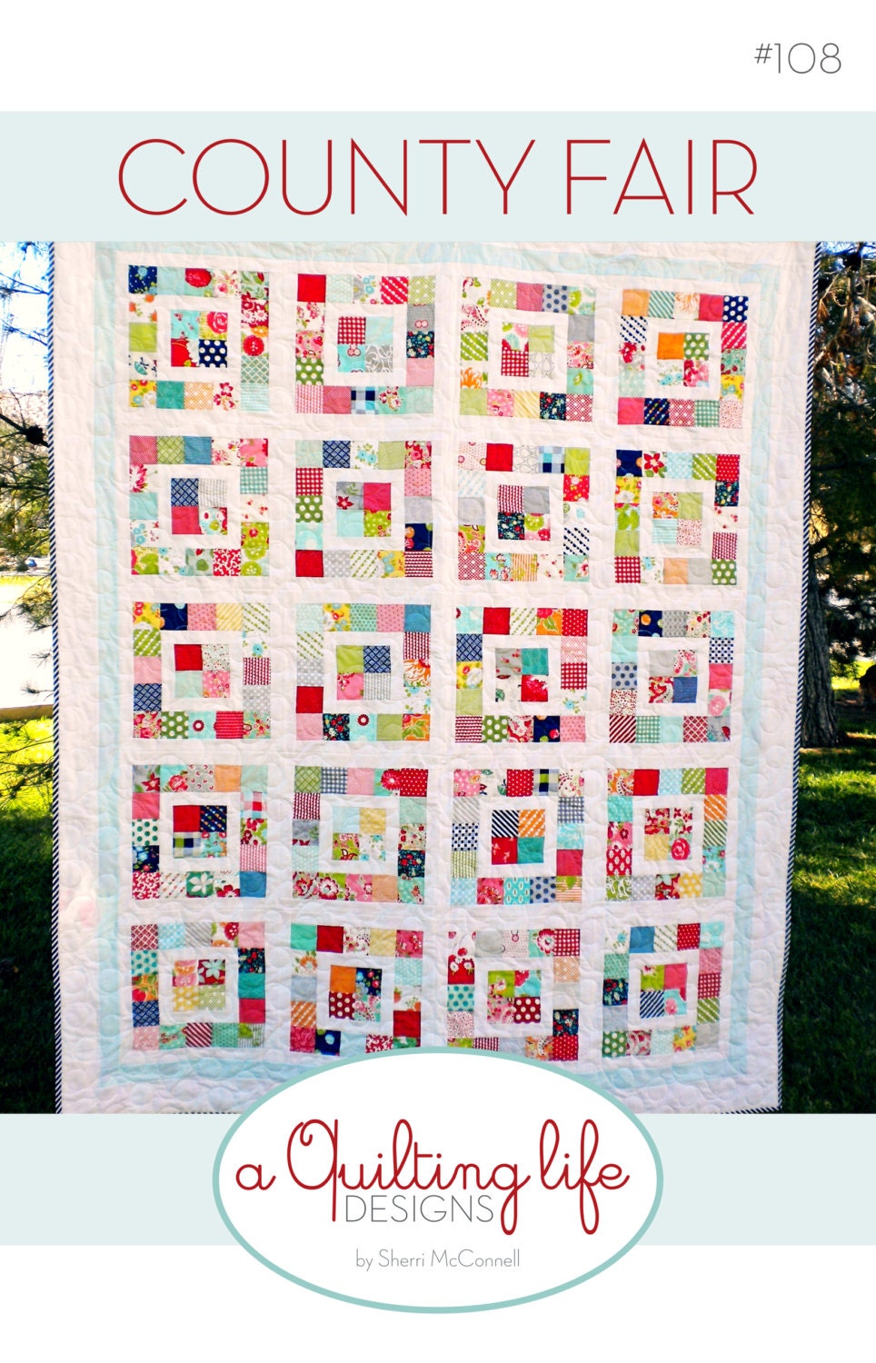 Paper Pattern for County Fair Quilt - Etsy