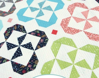 Pinwheel Quilt - Etsy