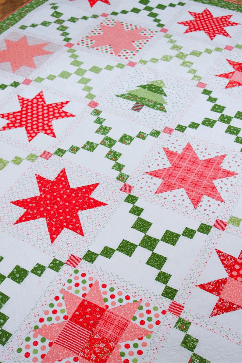 Sugar Pine Stars Quilt (new) Paper Pattern - QLD143 - Etsy