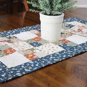 Charm Pack Tabler Runner & Topper PDF Pattern - Etsy