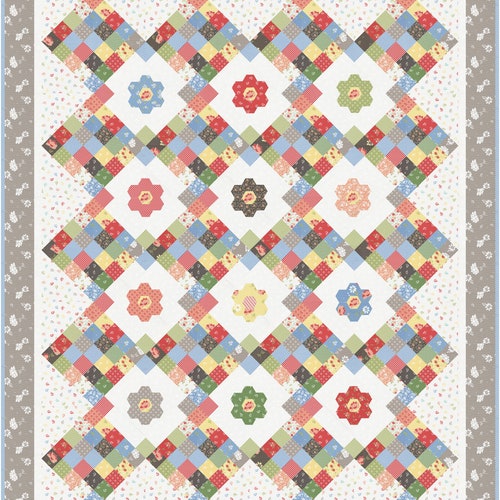 Patchwork Garden 2 Quilt Paper Pattern 185 | Etsy