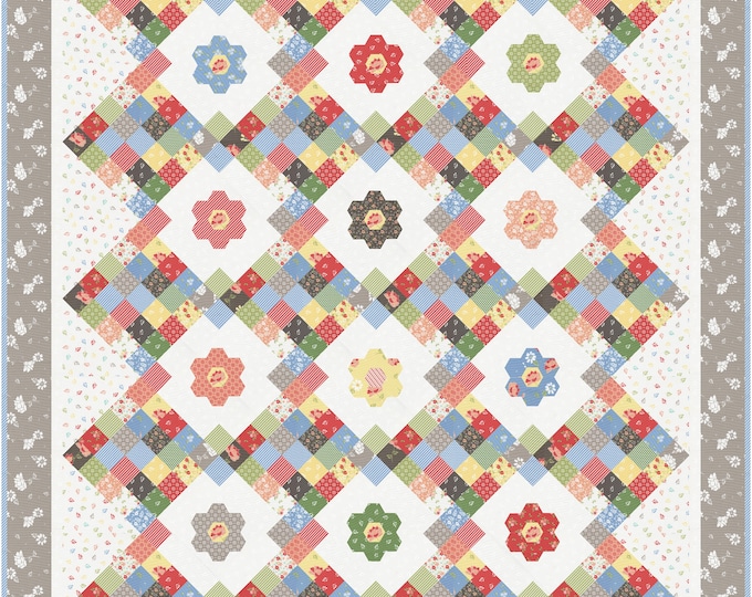 Paper Pattern for County Fair Quilt - Etsy