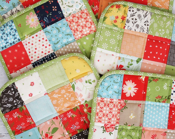 Simple Patchwork Potholders (PDF Only) - Etsy