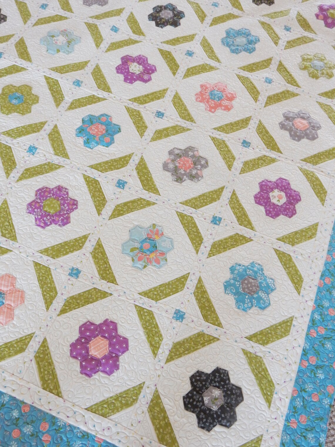 Blooms Paper Pattern | Etsy