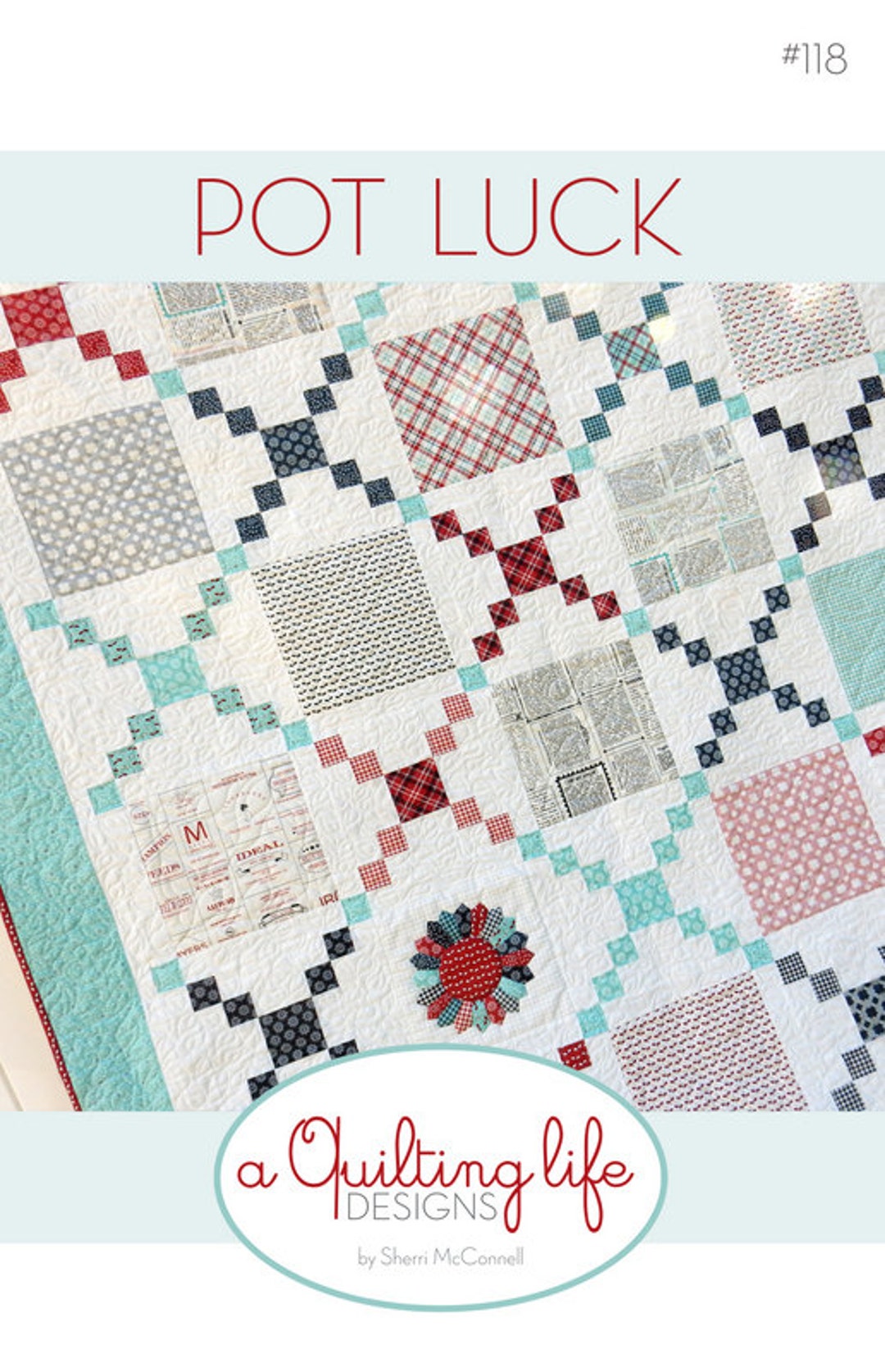 Paper Pattern for Pot Luck Quilt - Etsy