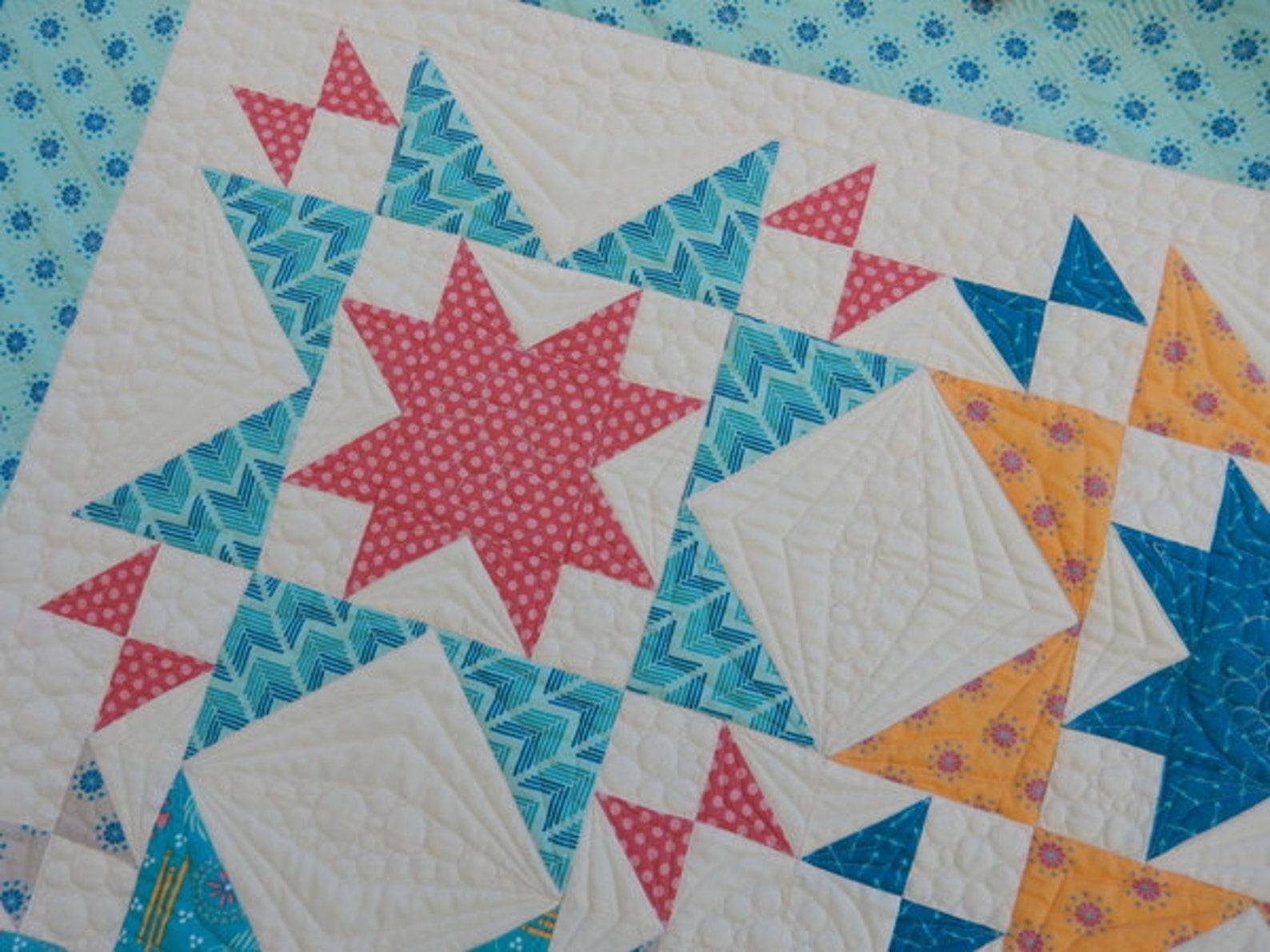 Paper Pattern for Star Bright Quilt - Etsy