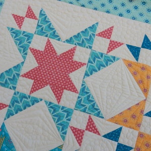 Paper Pattern for Star Bright Quilt - Etsy