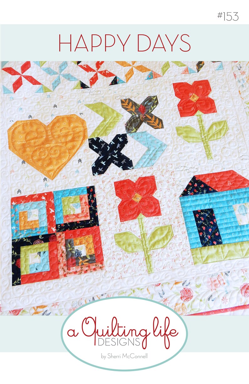 Happy Days Wall Hanging Quilt PDF Pattern - Etsy