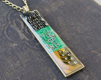 Circuit Board Pendant - Etsy