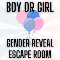 Twin Gender Reveal Escape Room: "it's One of Each" Puzzle (printable ...